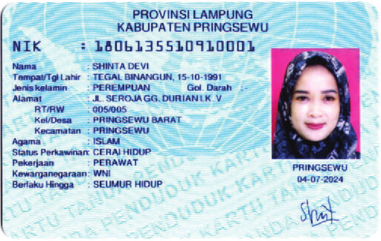 KTP Shinta Devi | PDF