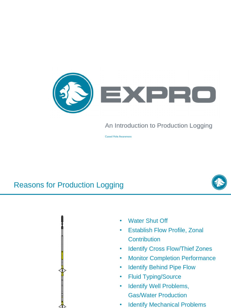 Production Logging | PDF | Casing (Borehole)