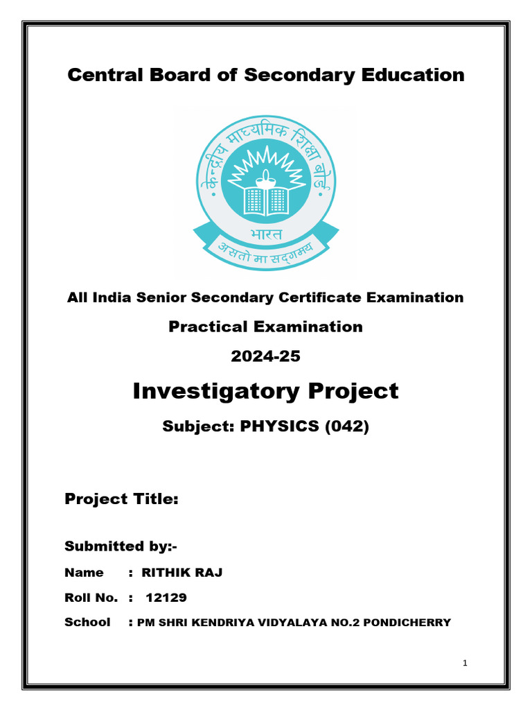 Physics Front Page | PDF