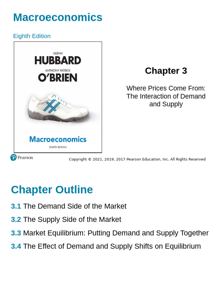 Macro 8e Hubbard Ch3 | PDF | Demand | Supply And Demand