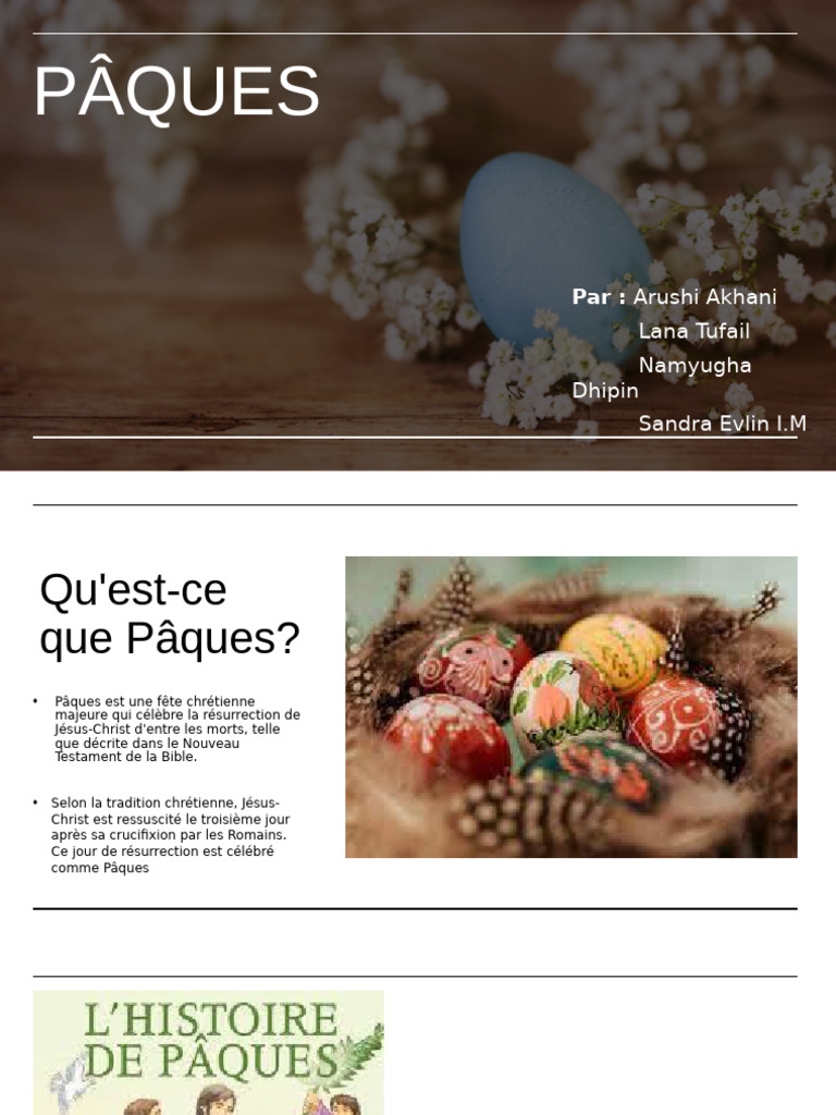 Célébration de Pâques et ses symboles | PDF