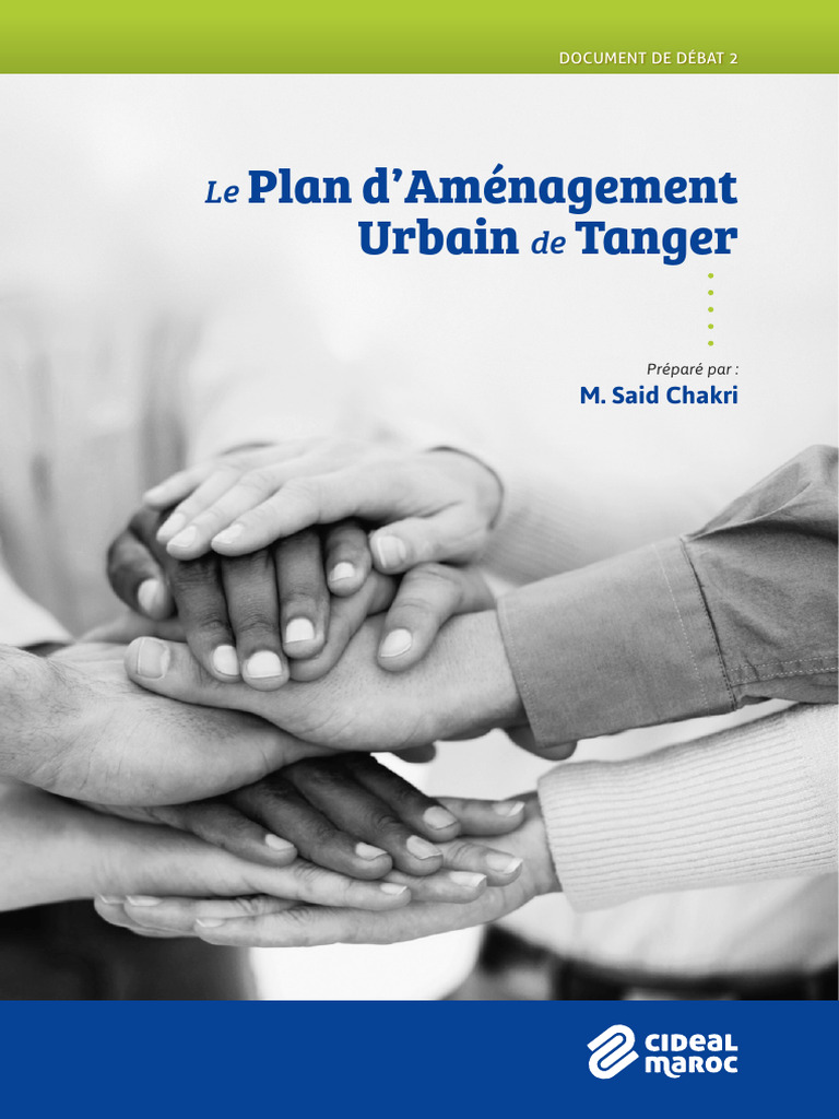 Plan d'Aménagement Urbain de Tanger | PDF | Urbanisme | Environnement ...