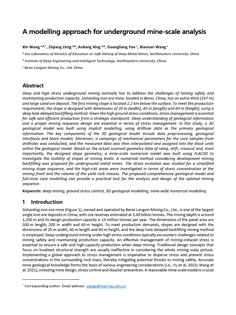 90_Wang | PDF | Strength Of Materials | Mining