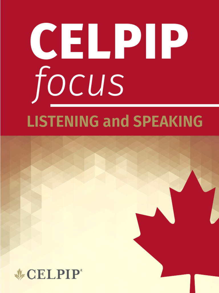 Celpip Focus LIS and Speaking | PDF | Linguistics | Human Communication