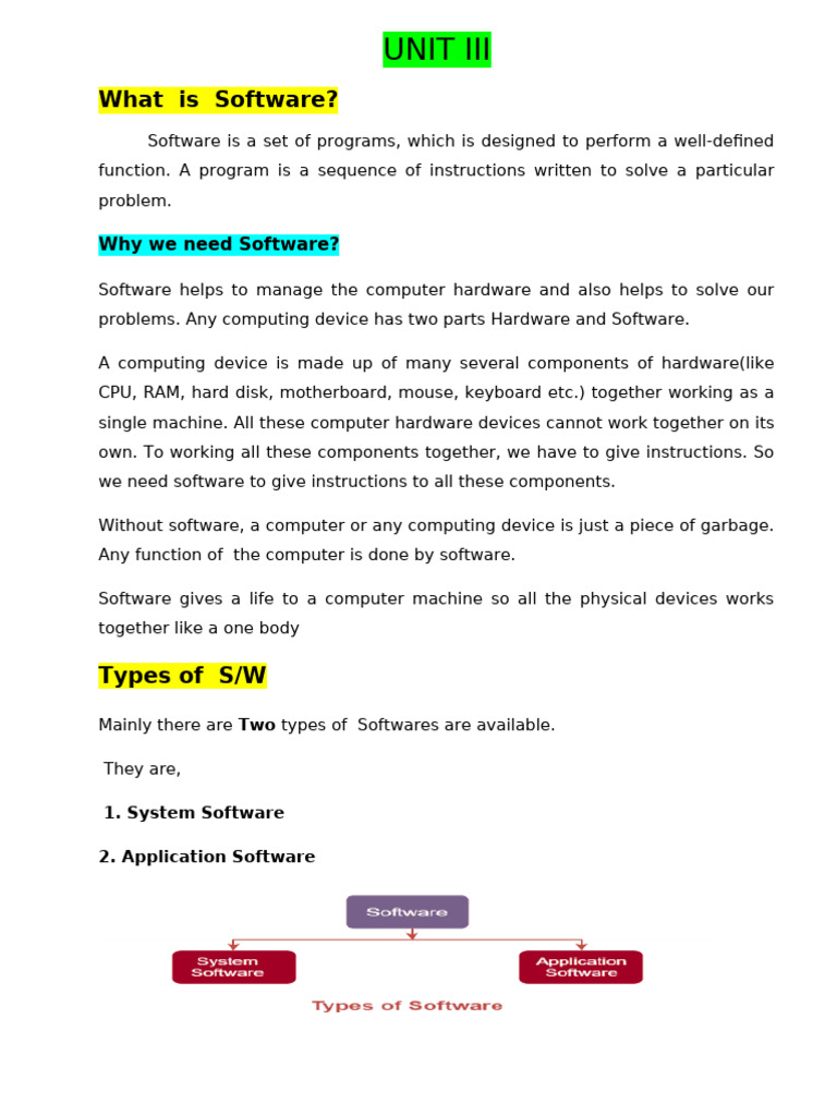 FIT UNIT III | PDF | Programming | Computer Program