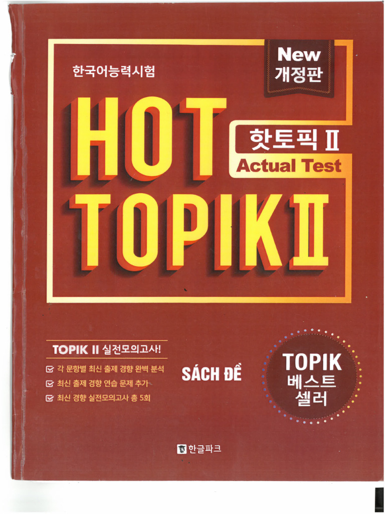 Hot Topik New Sách Đề - 220620 - 195504 | PDF