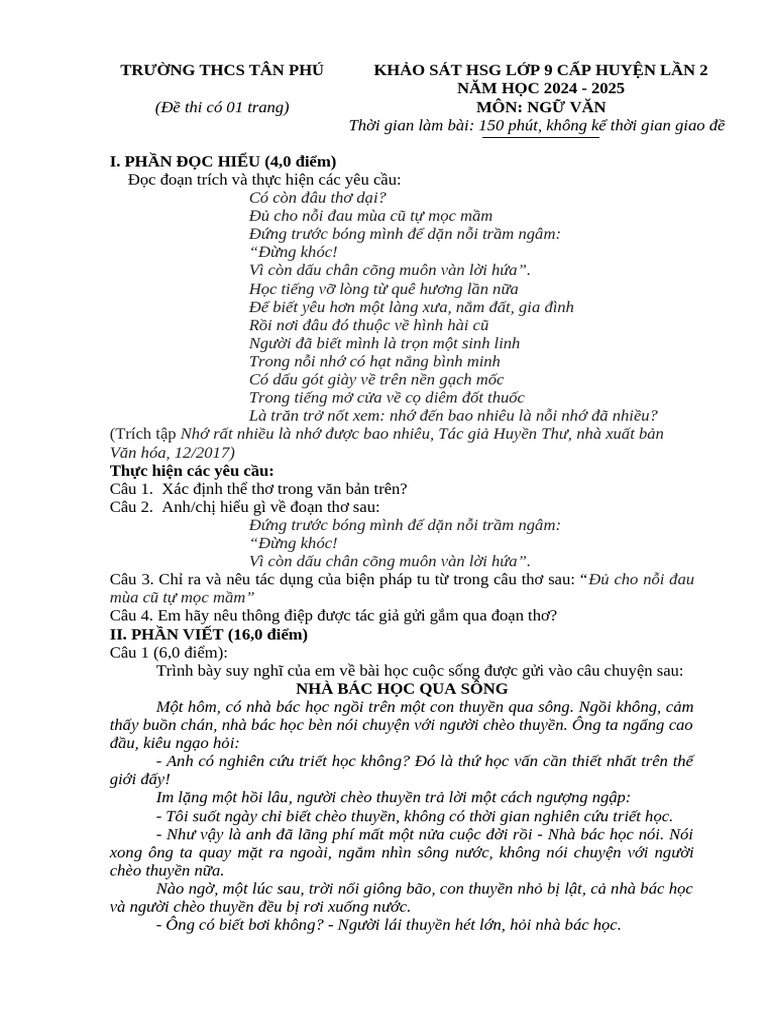 NG Văn HSG KSCL | PDF