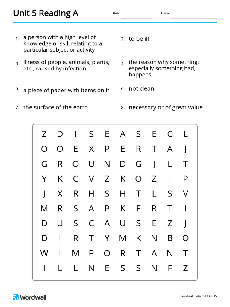 reading explorer unit-5-reading-a-wordsearch | PDF