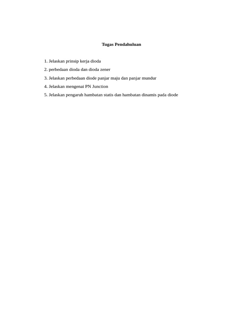 Tugas Pendahuluan Modul 5 | PDF