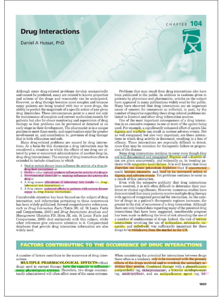 Remington Book Drug Interactions | PDF