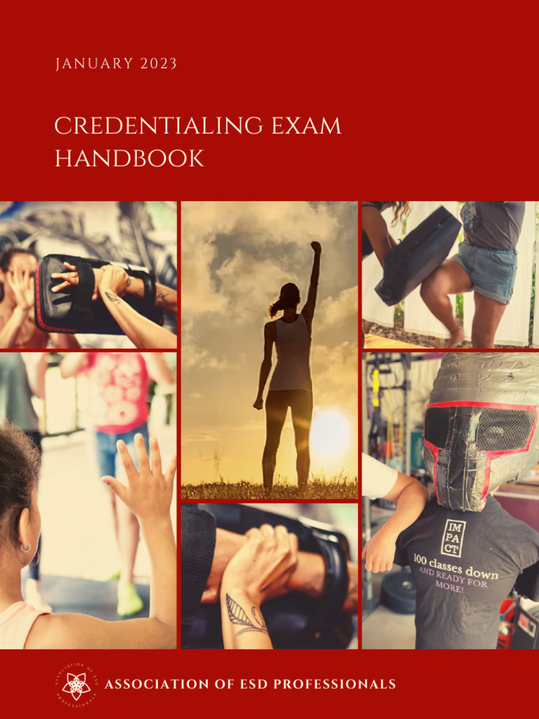 Esd Examhandbook4!6!2023updated | PDF | Self Defense | Consent