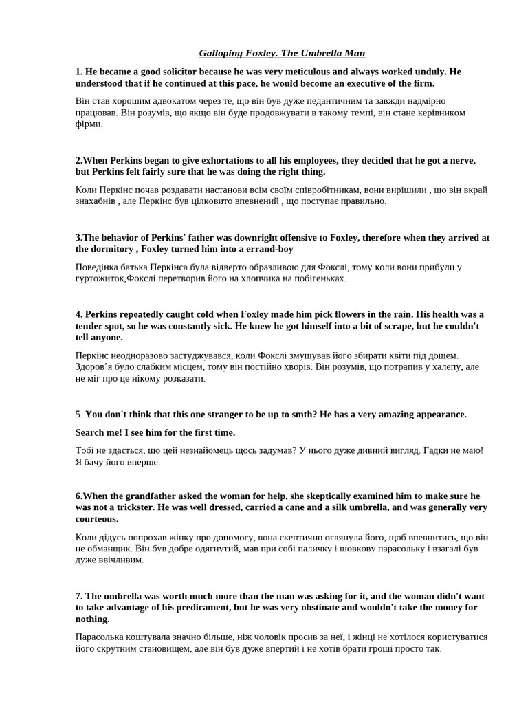 Galloping Foxley 2.0 | PDF