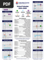 Cherry Creek 2024-25 School Calendar | PDF