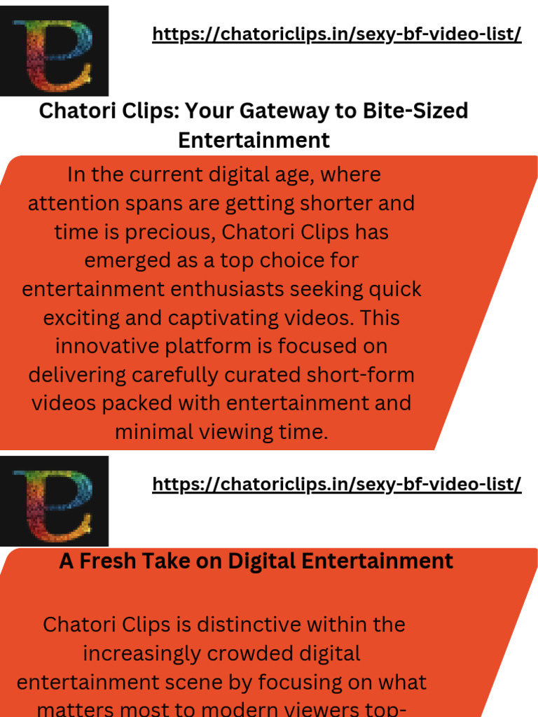 Chatori Clips: Bite-Sized Entertainment Videos For The Modern Viewer | PDF | Entertainment | Video