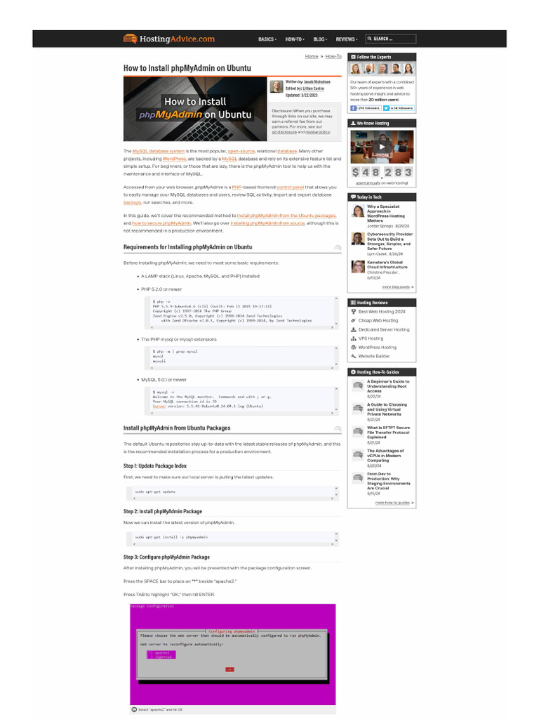Howto Install PhpMyadmin 4_x | PDF