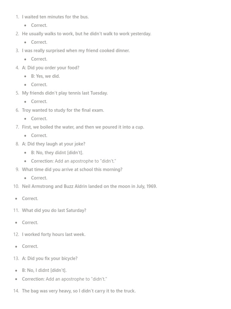 Homework Correction | PDF