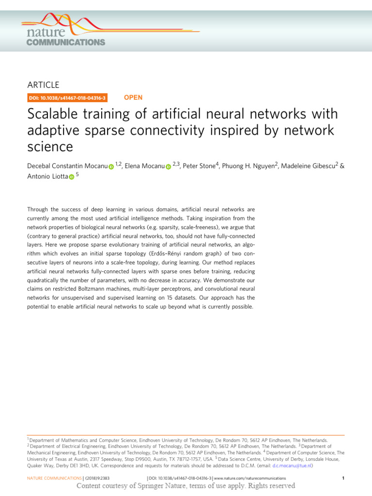 13-Scalable Training of Artificial Neural Networks Wi | PDF | Artificial Neural Network | Deep ...