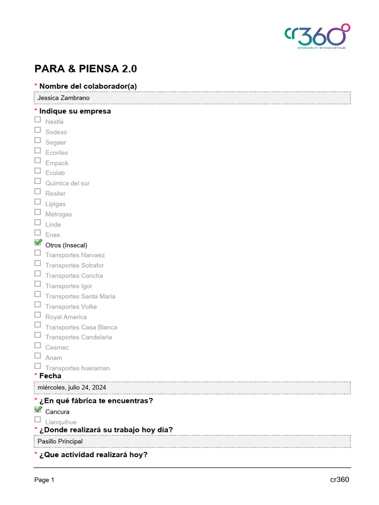 PARA & PIENSA 2.0 | PDF