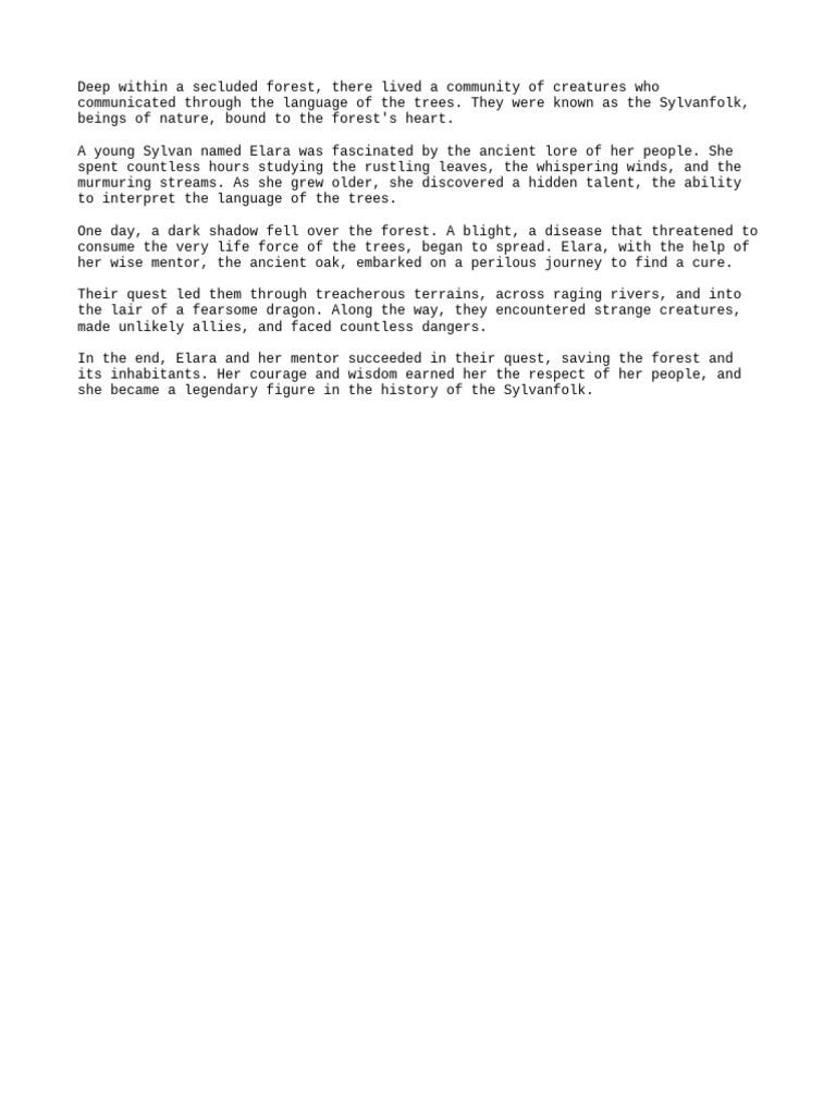 The Whispering Forest | PDF