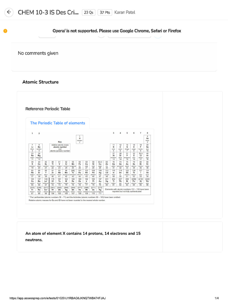 Summative Chem 1 | PDF