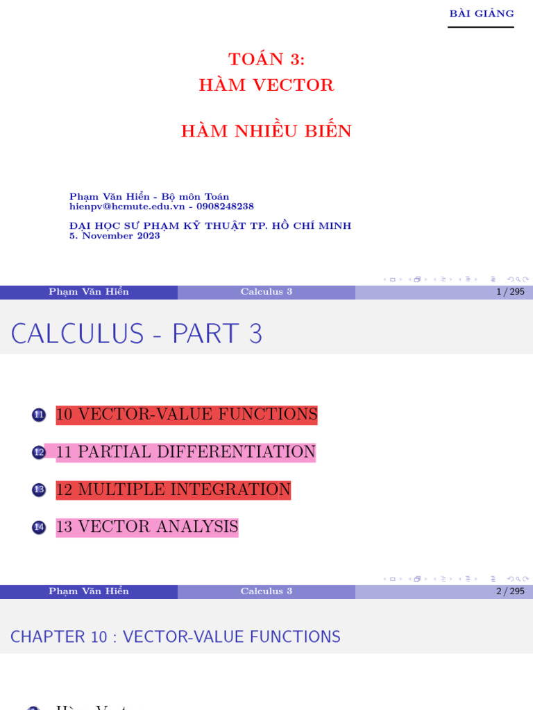 Calculus 3 | PDF