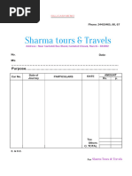 Form Travelling Allowance Bill For Tour TA and DA | PDF | Public ...