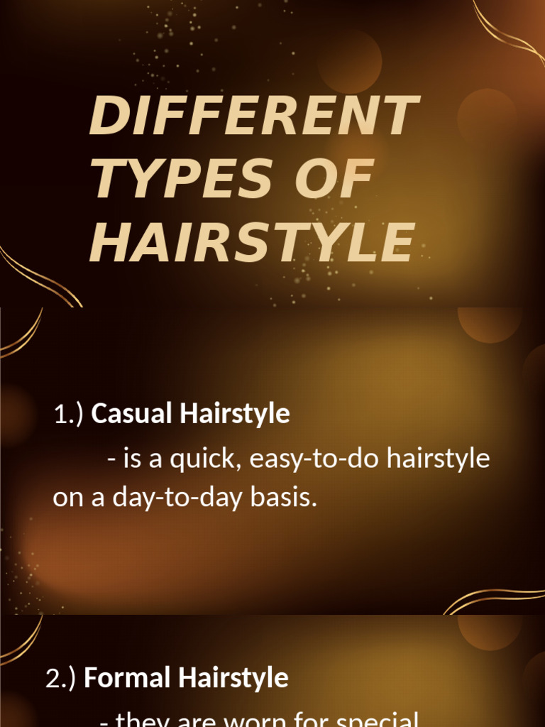 Different Types of Hairstyle | PDF
