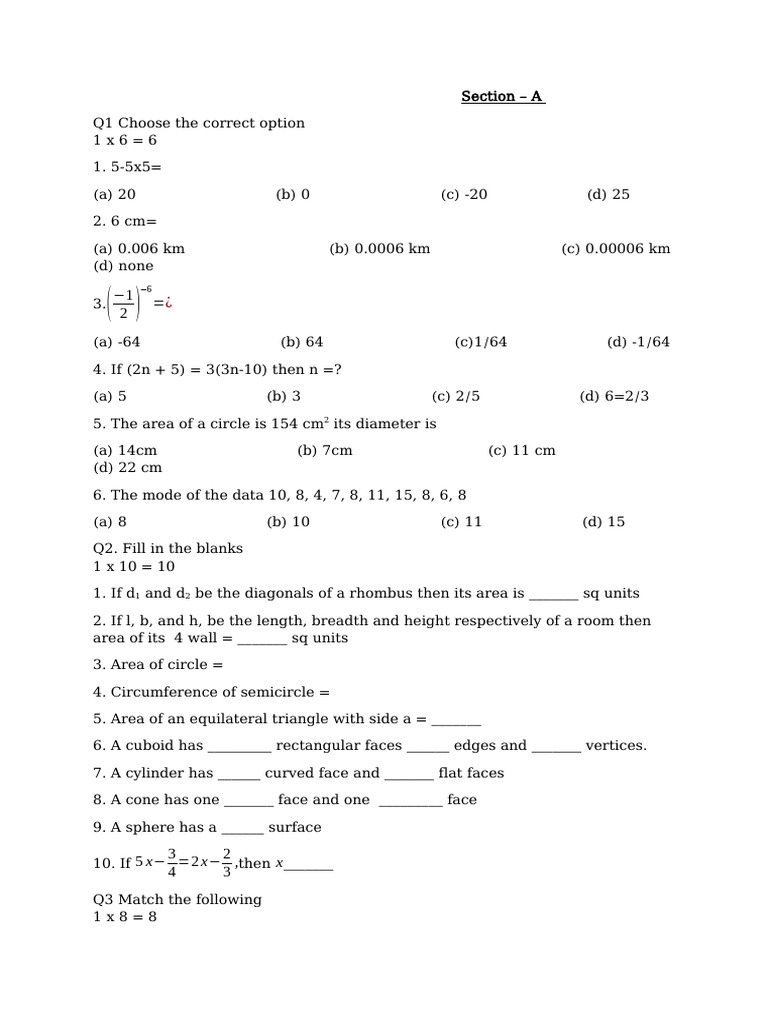 7TH | PDF | Area | Geometric Shapes
