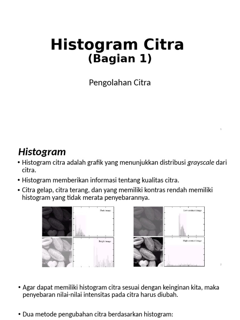 09-Histogram Citra (Bag 1) | PDF