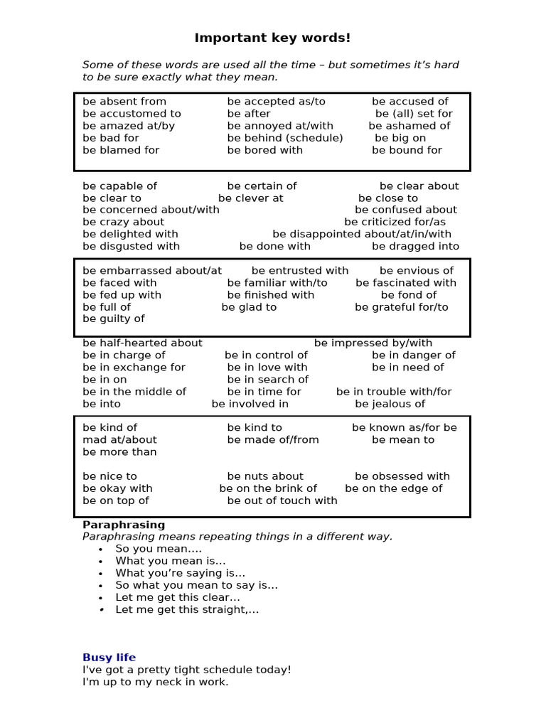 Important key words | PDF
