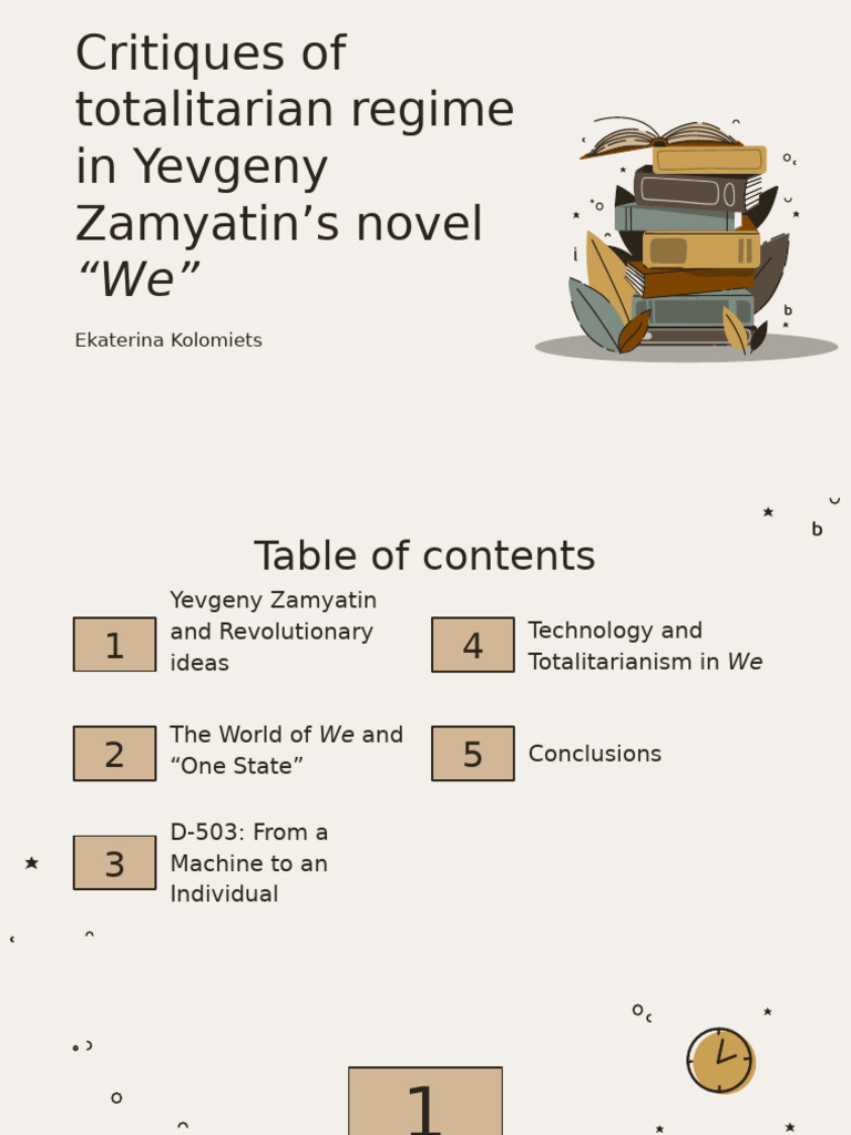 We by Yevgeny Zamyatin | PDF | Soviet Union | World Politics