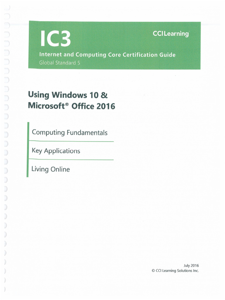 IC3 GS5 Book - Eng | PDF