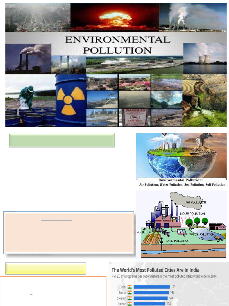 EVS Notes - Unit Environmental Pollution | PDF | Pollution | Air Pollution