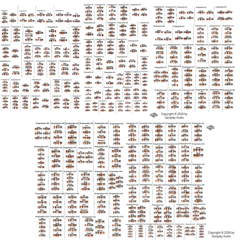 ©Sampley Chord Progressions Cheat Sheet | PDF