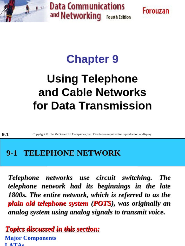 ch09 | PDF | Digital Subscriber Line | Data Transmission