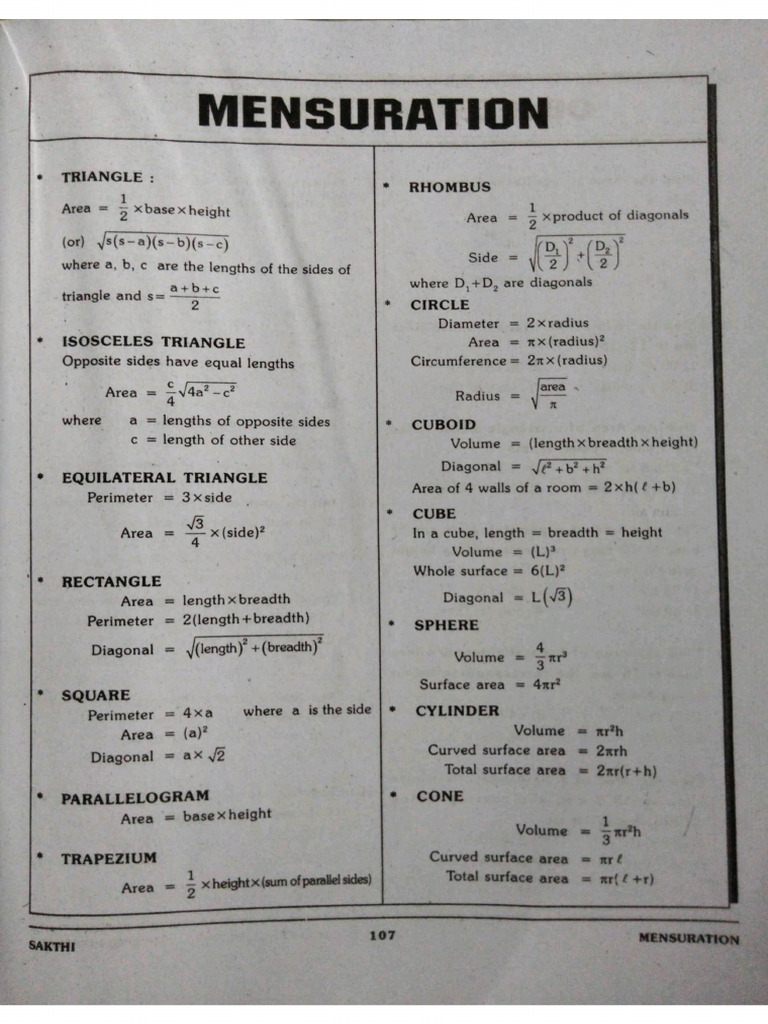 10.mensuration MCA | PDF