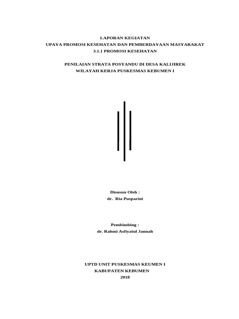 Laporan Posyandu Arin | PDF