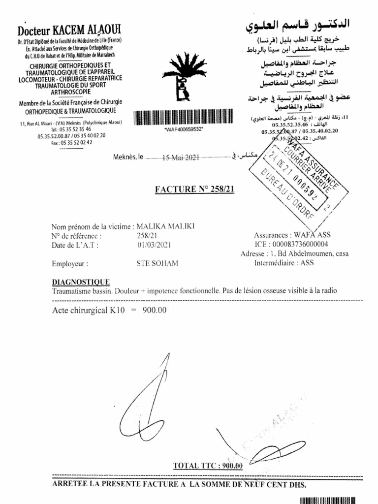 Facture Clinique | PDF