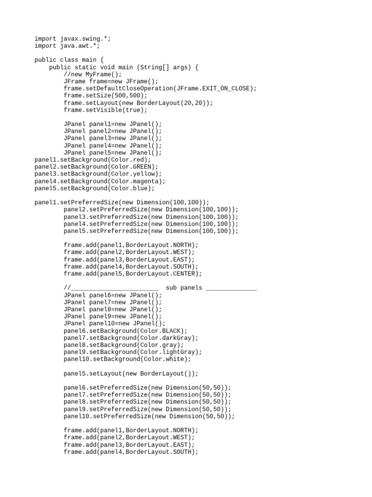 import javax.swing.; | PDF