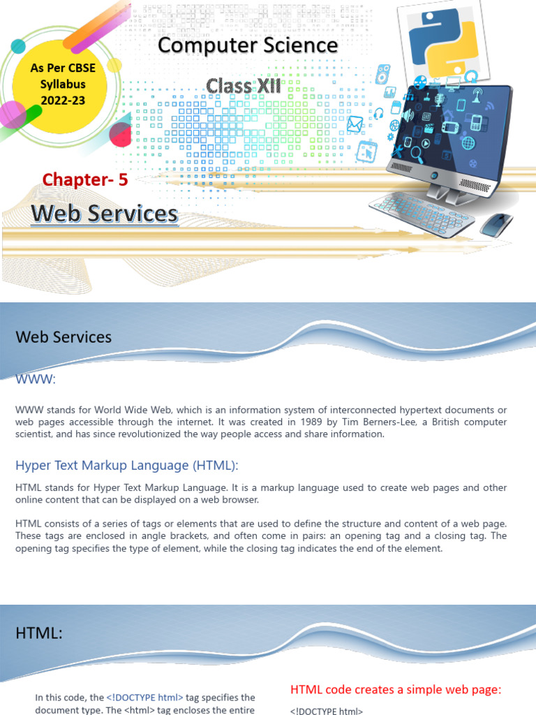 Chapter 5 Web Services | PDF | World Wide Web | Internet & Web