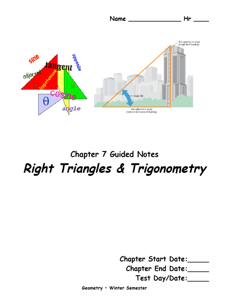 ch_7_guided_notesg | PDF | Trigonometric Functions | Trigonometry