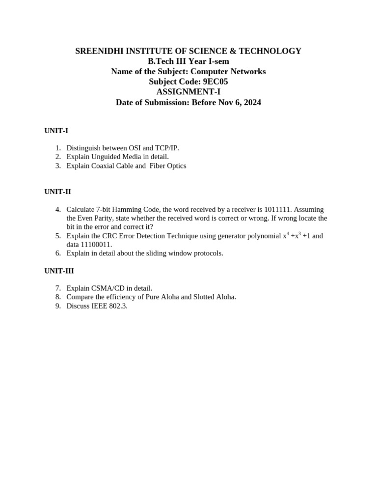 Assignment 1 | PDF