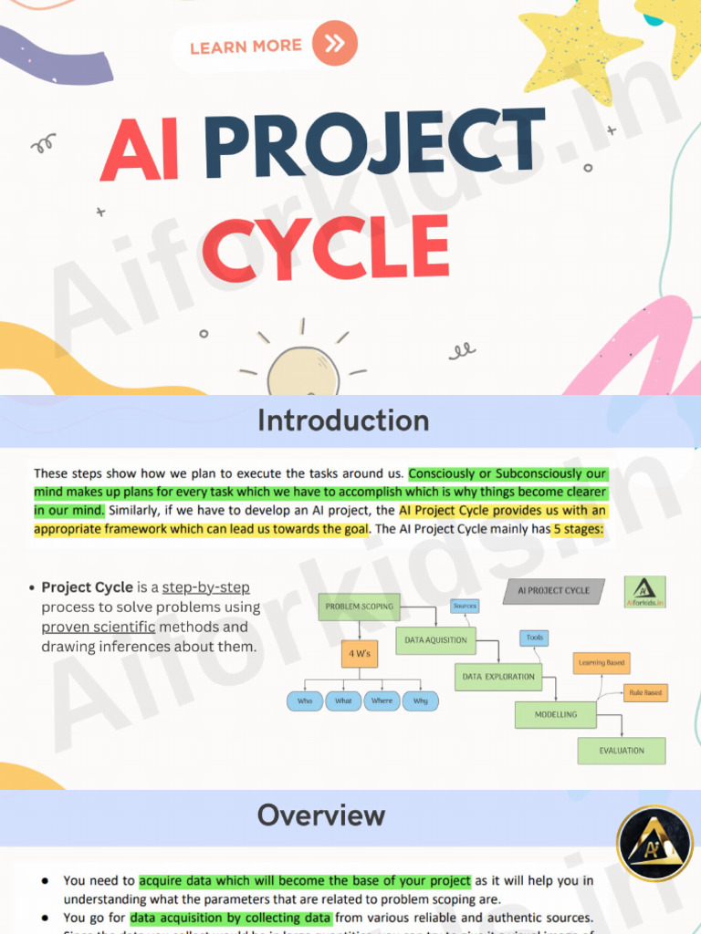 AI_Project_Cycle_Lecure_PPT | PDF