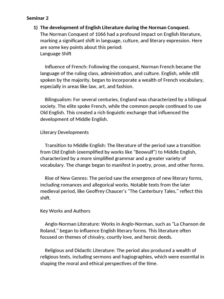 National literature practical class 2 | PDF | The Canterbury Tales ...