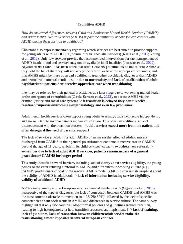 Transition ANDFemale ADHD | PDF | Coronary Artery Disease | Cardiovascular Diseases