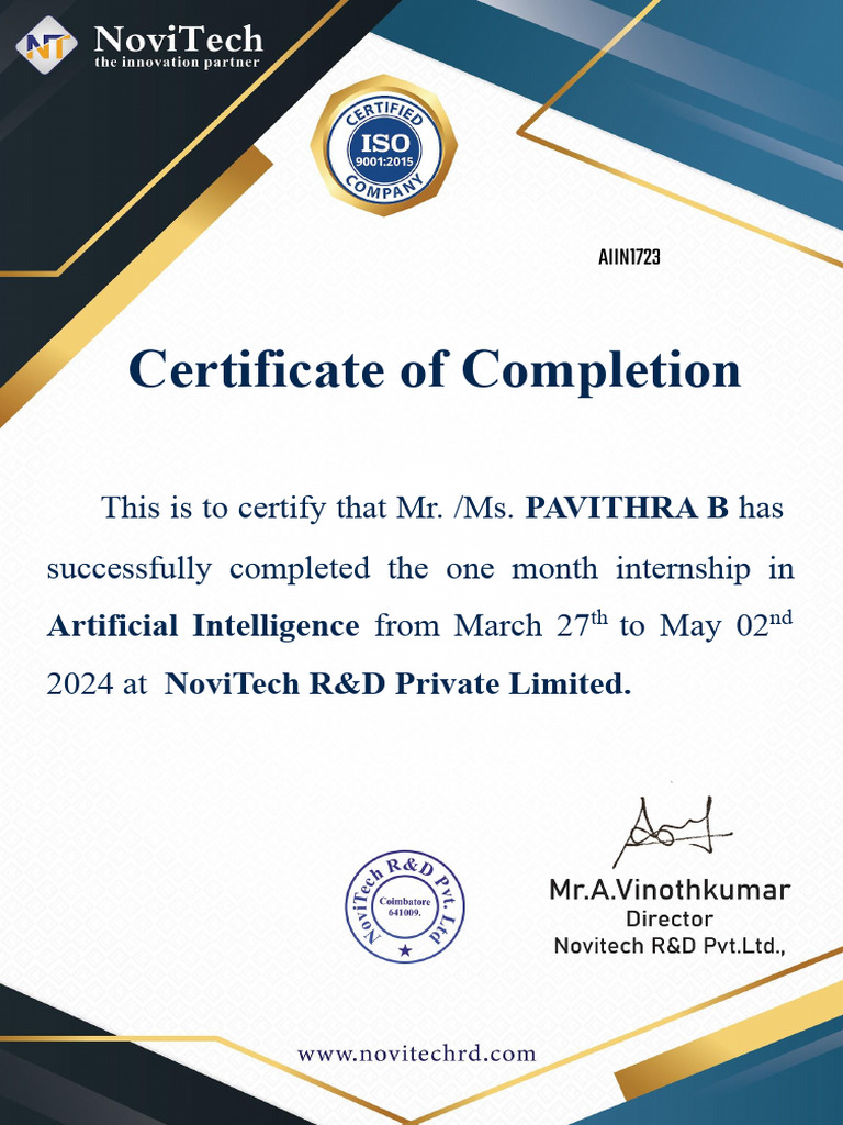 Pavithra B Pdf