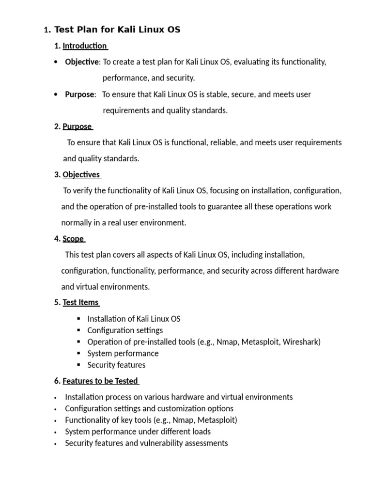 kali_OS_testing[1] | PDF | Software Testing | Usability
