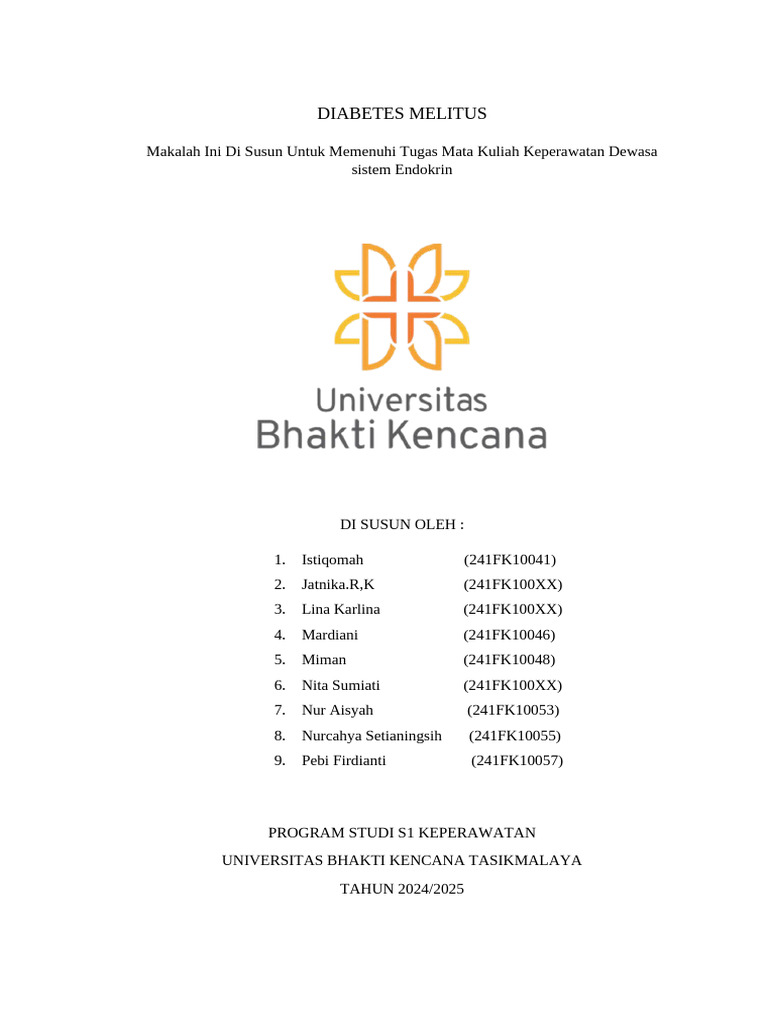 Tugas Bahasa Indonesia Penulisan KTI Kelompok 4 Rev | PDF