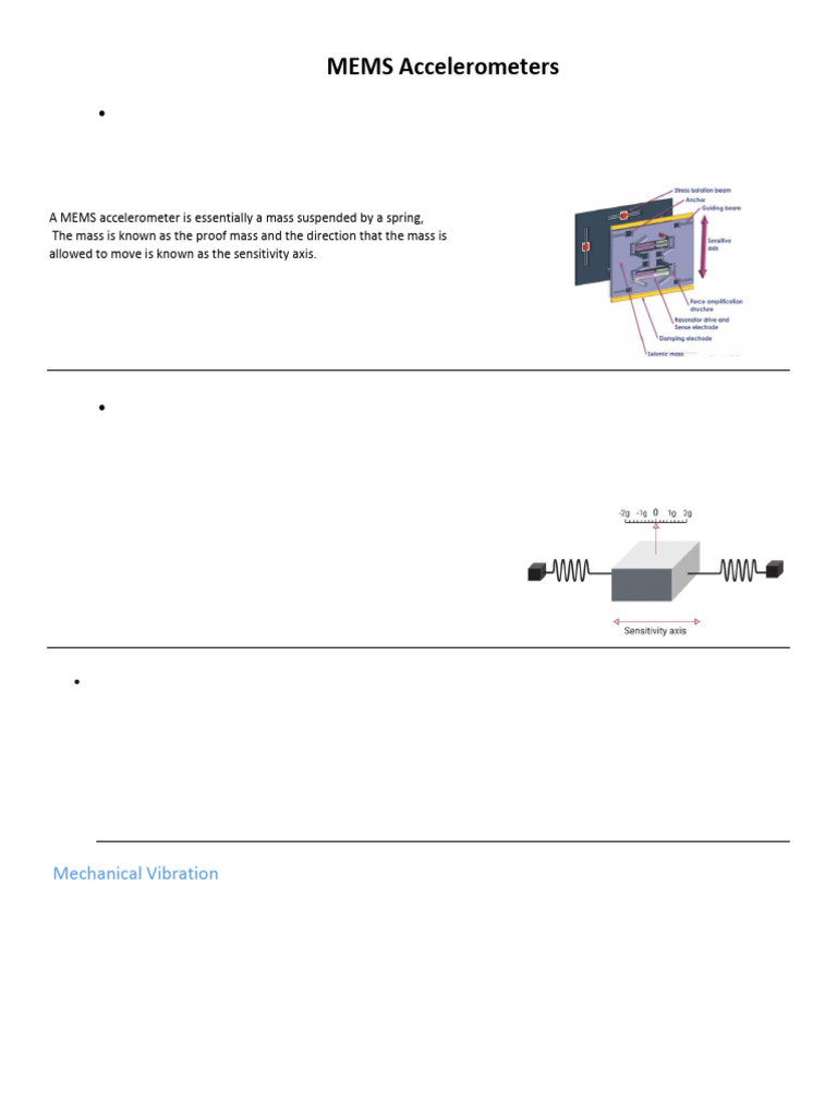MEMS Accelerometer | PDF