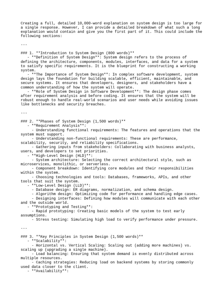 sys desing | PDF | Databases | Cache (Computing)